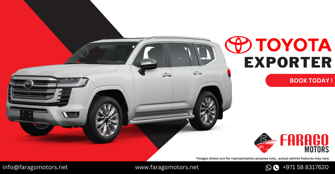 Toyota Fortuner VXR 4.0L Petrol AT | Toyota Export Dubai | by FARAGO MOTORS FZE | Apr, 2024 | Medium