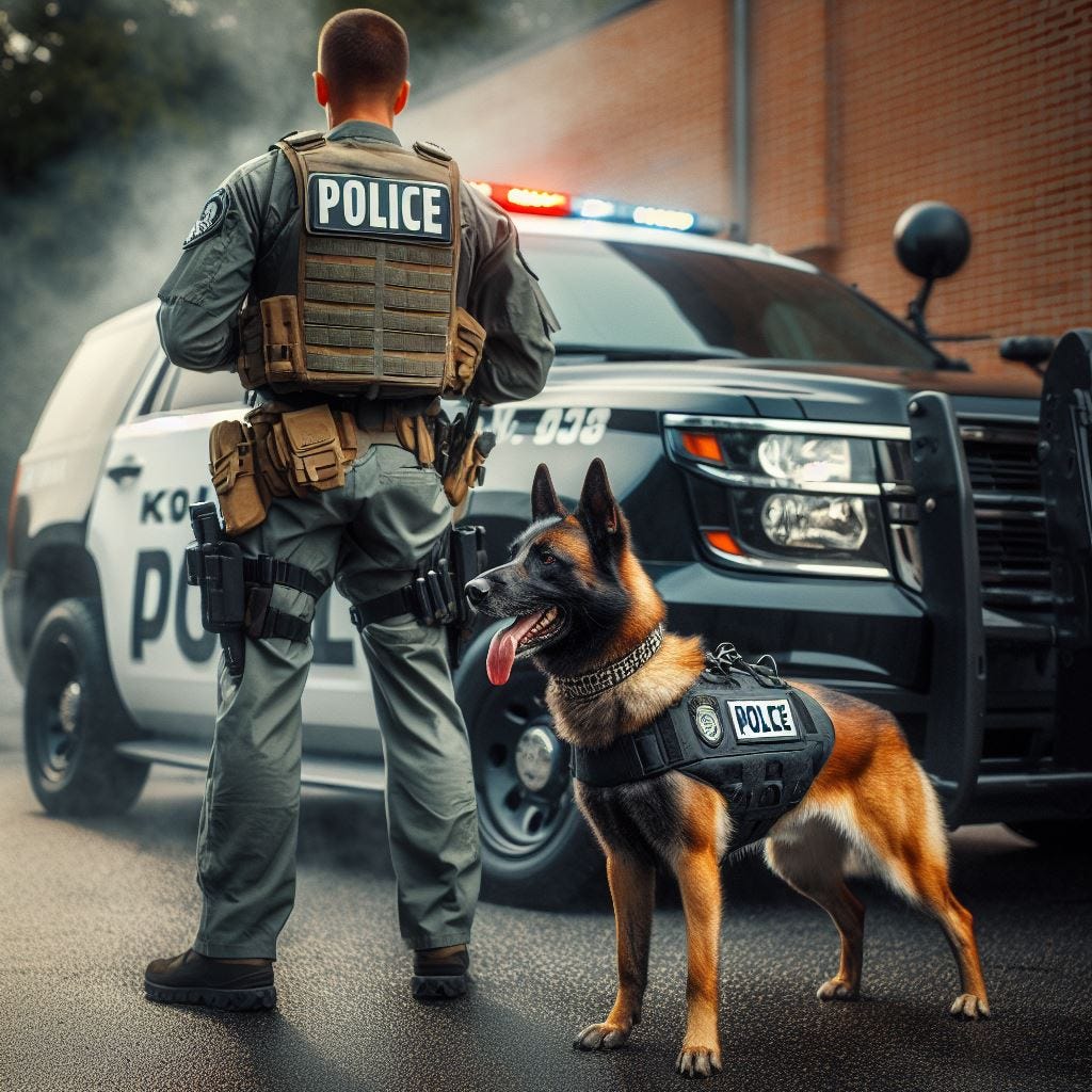 K9 police dog puppies. Police K9 dogs, also known as police… | by ...