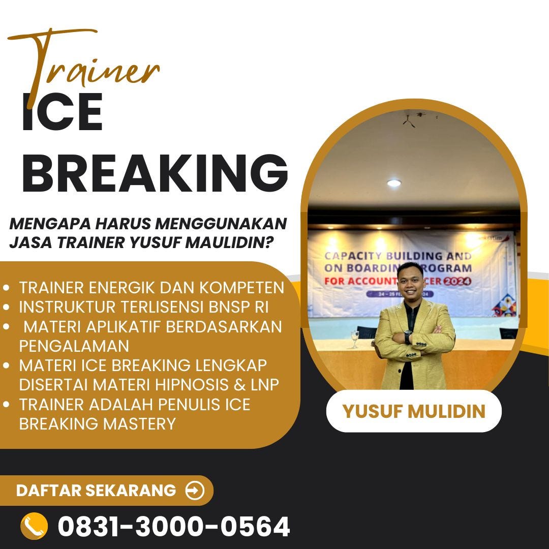 GEMILANG, WA 0831–3000–0564, Trainer Ice Breaking Yogyakarta - Jadwal Trainer Ice Breaking - Medium