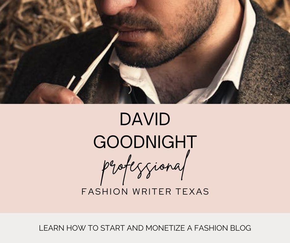 Master Your Wardrobe with Fashion Advice from David Goodnight Texas ...