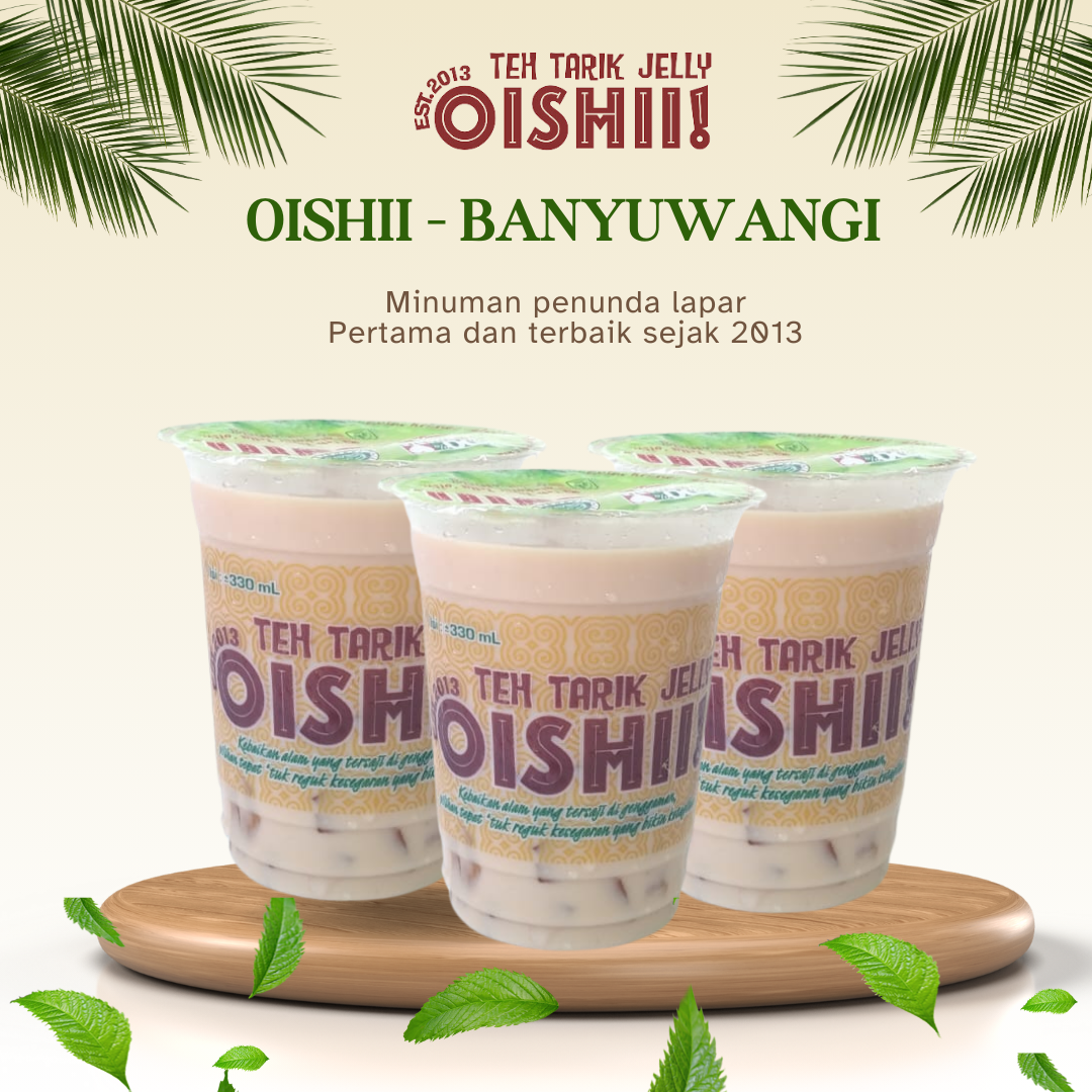 OISHII TEH TARIK JELLY - Oishiibanyuwangi - Medium