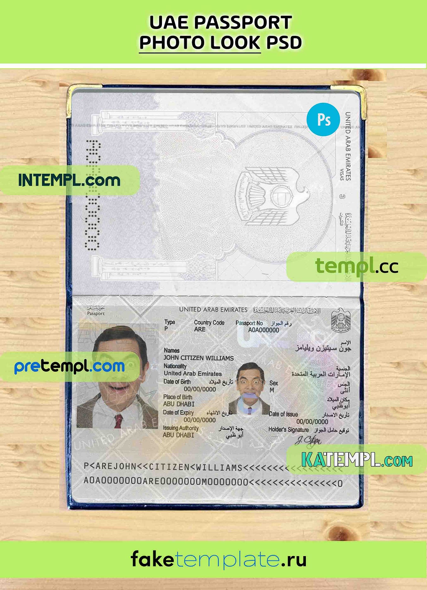 Vietnam Passport Editable Psds Scan And Photo Realistic Snapshot 2 In