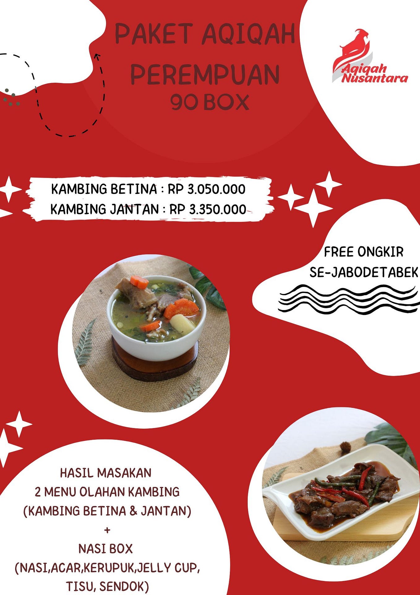 Paket Aqiqah Anak Perempuan 80 box - JasaAqiqahNusantara - Medium