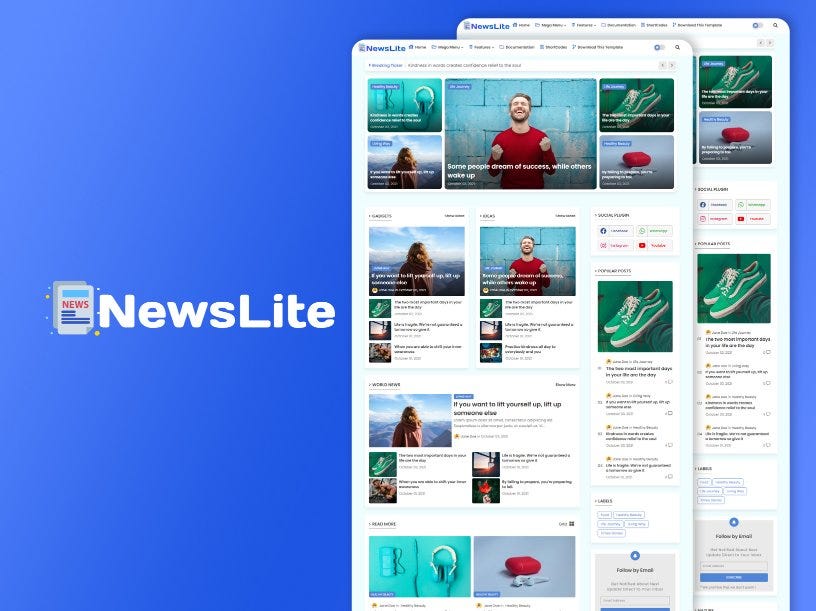 FlexSpot — Magazine & Fast Loading Blogger Template | by Templateiki | Medium