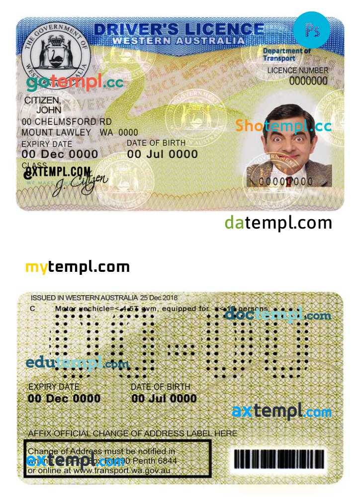 USA Maryland driving license template in PSD format, 2003–2016 | by ...