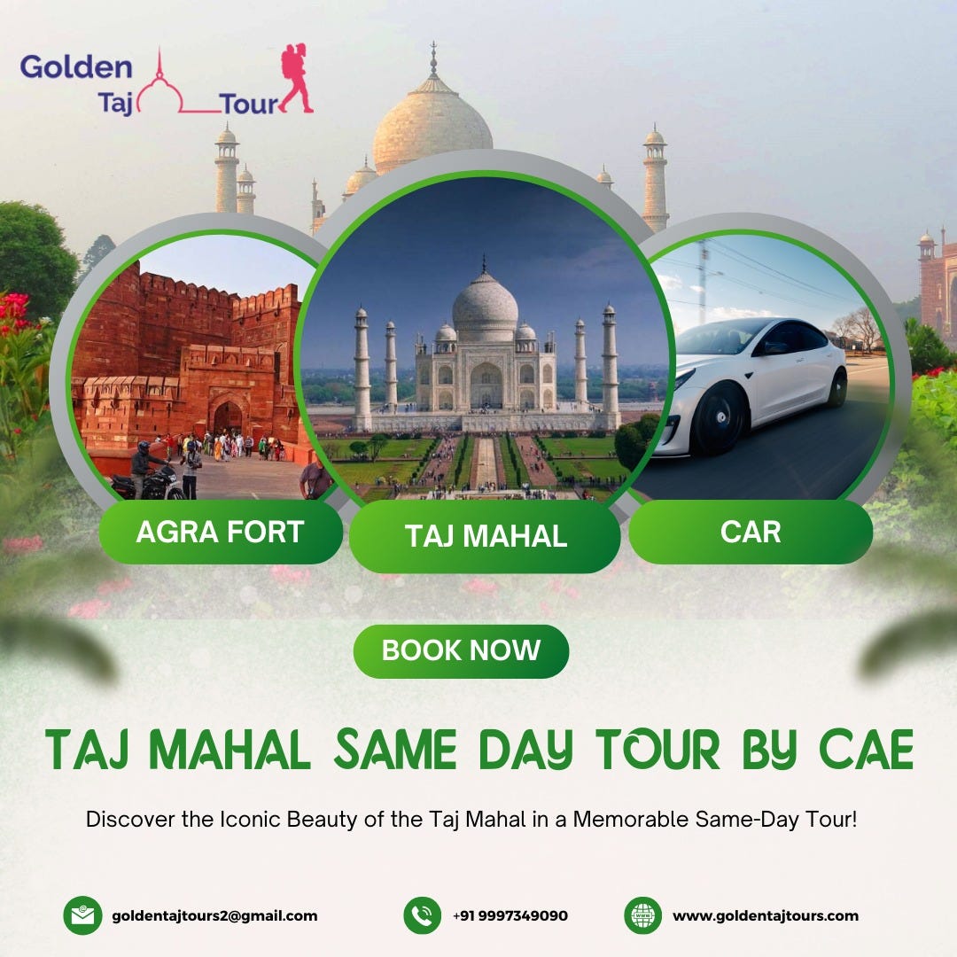Taj Mahal Overnight Tour. Introduction: Embarking on an overnight… | by ...