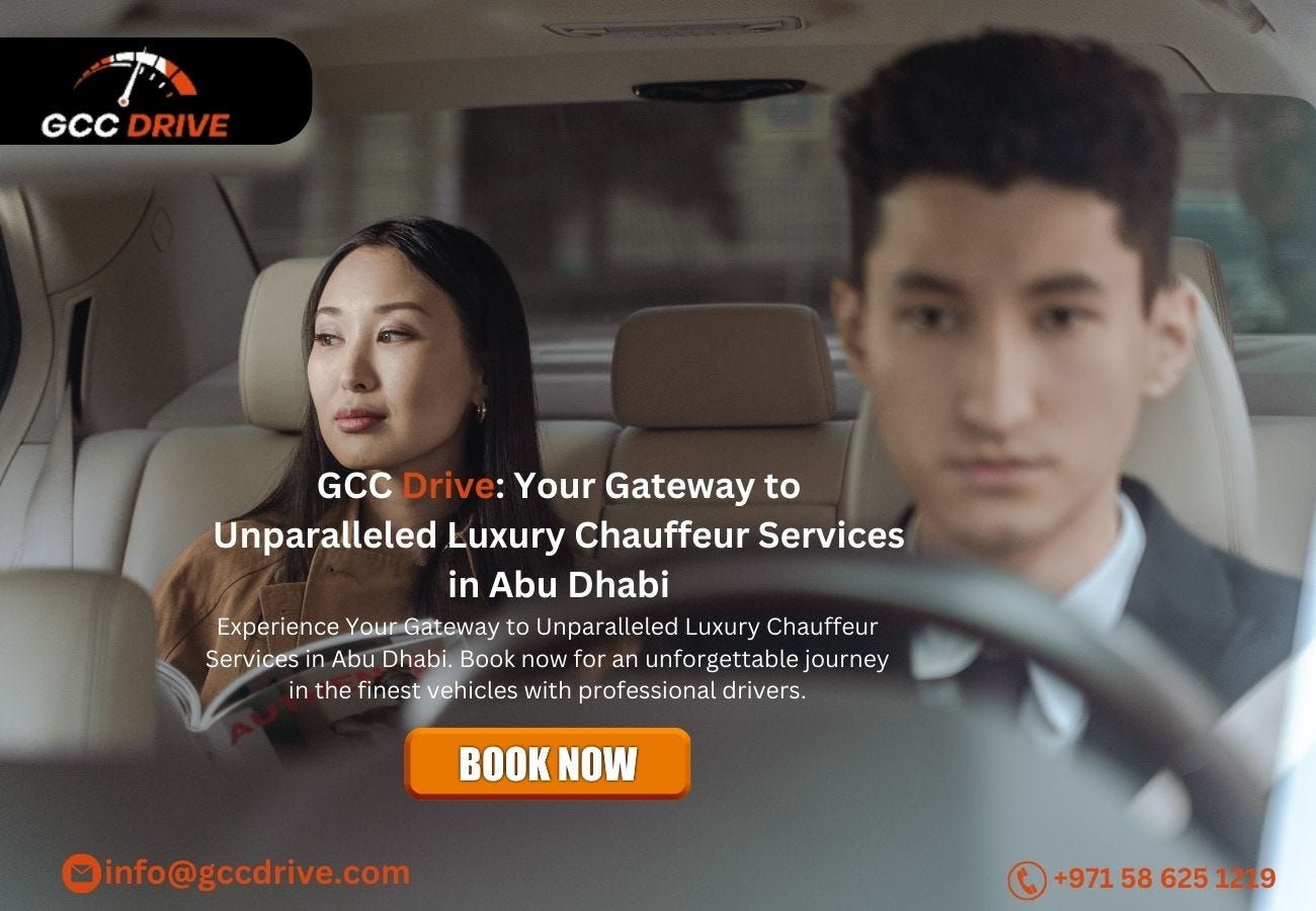 Luxury Car Rental with Driver in Dubai: GCC Drive’s | by Gcc drive | Medium