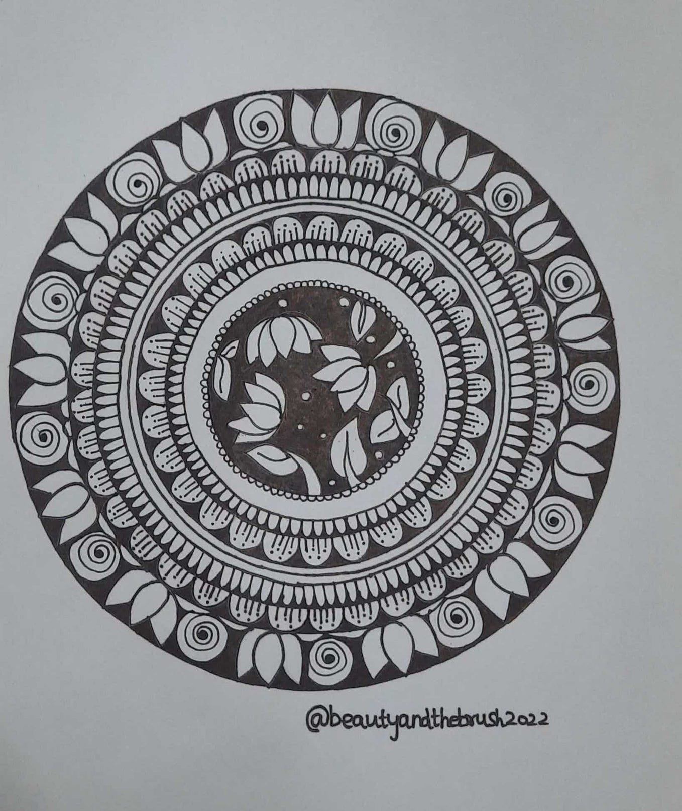 FEATHER -MANDALA ART. Feather mandala art is a type of… | by Charumathi.U | Medium