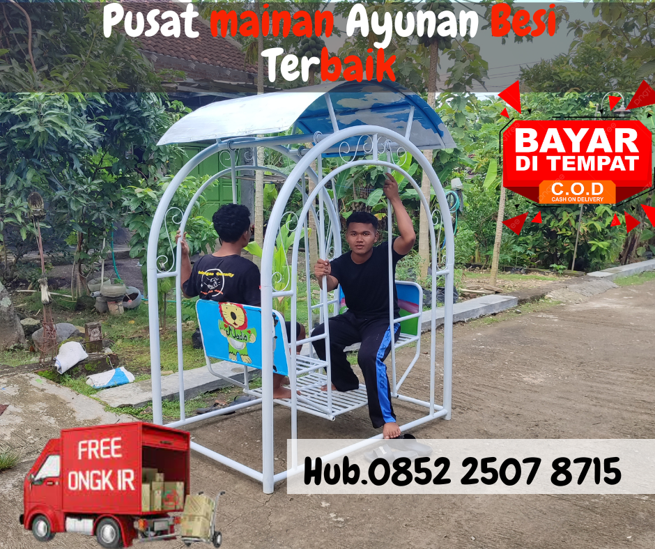 Hub 0852–2507–8715 DISINI SAJA !! ayunan besi minimalis Dan mainan tk Kec Licin Banyuwangi Bayar ...