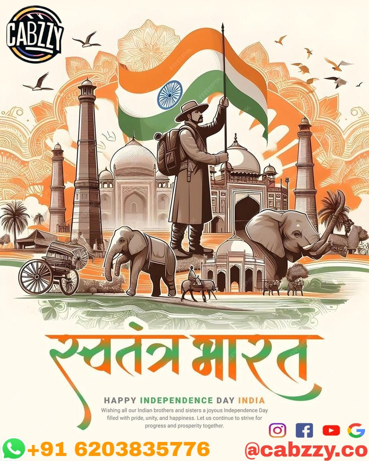 HAPPY INDEPENDENCE DAY - Cabzzy - Medium
