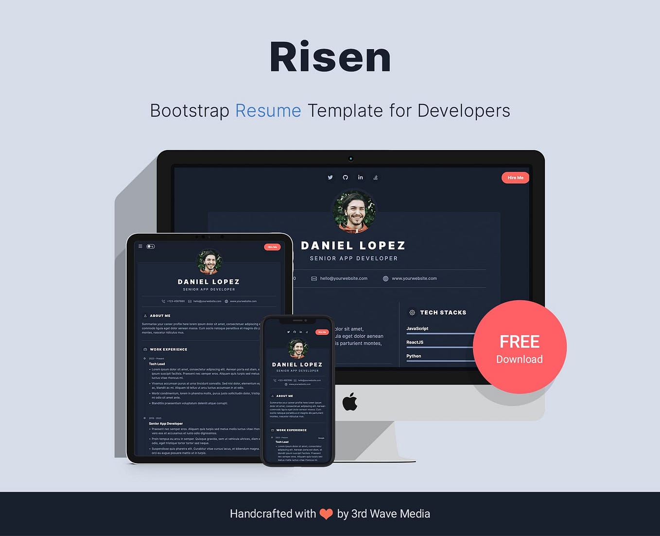 Orbit — FREE Bootstrap Resume/CV Template Made for Developers [Updated 2023] | by Xiaoying Riley ...