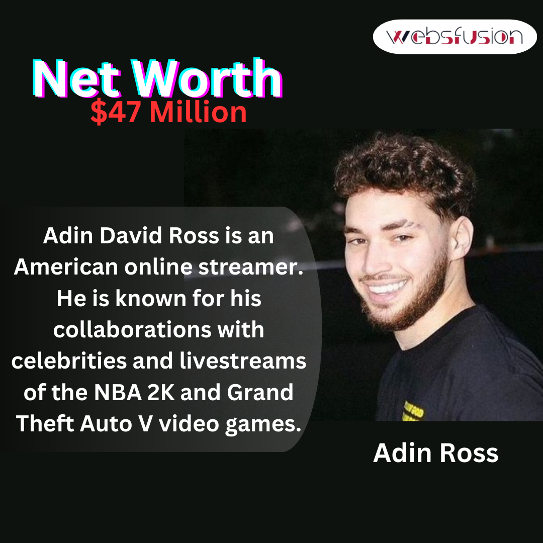 Do You Know Adin Ross Net Worth ? - WebsFusion - Medium