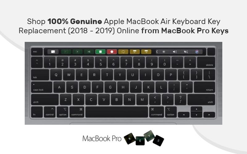 Shop Brand New Apple MacBook Pro Keyboard Keys Replacement Late (2016 ...