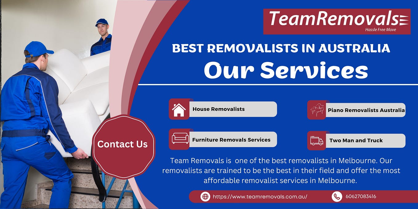 Best House Removals In Australia | Team Removals - Team Removals ...