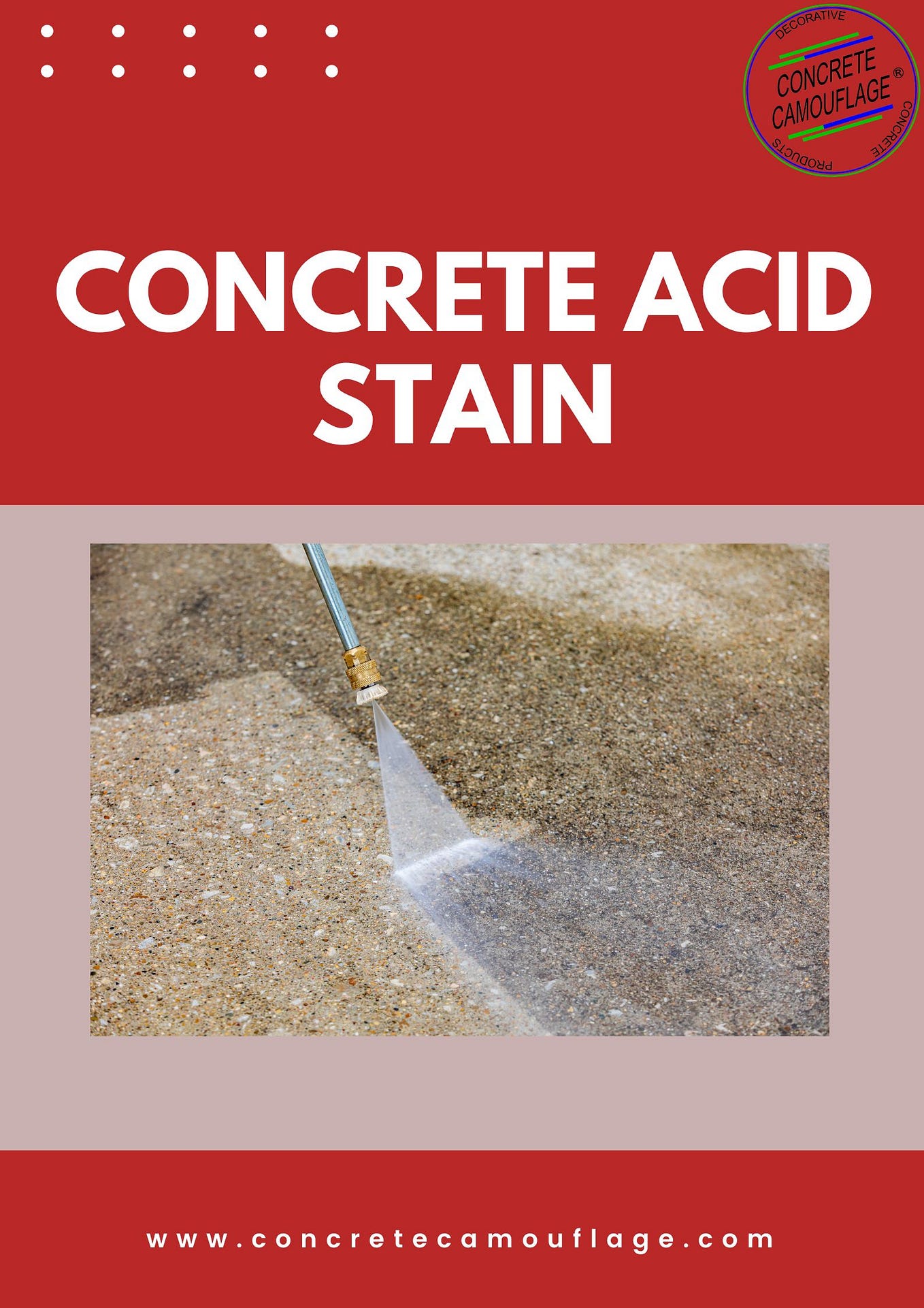 Concrete floors - Concrete camouflage - Medium