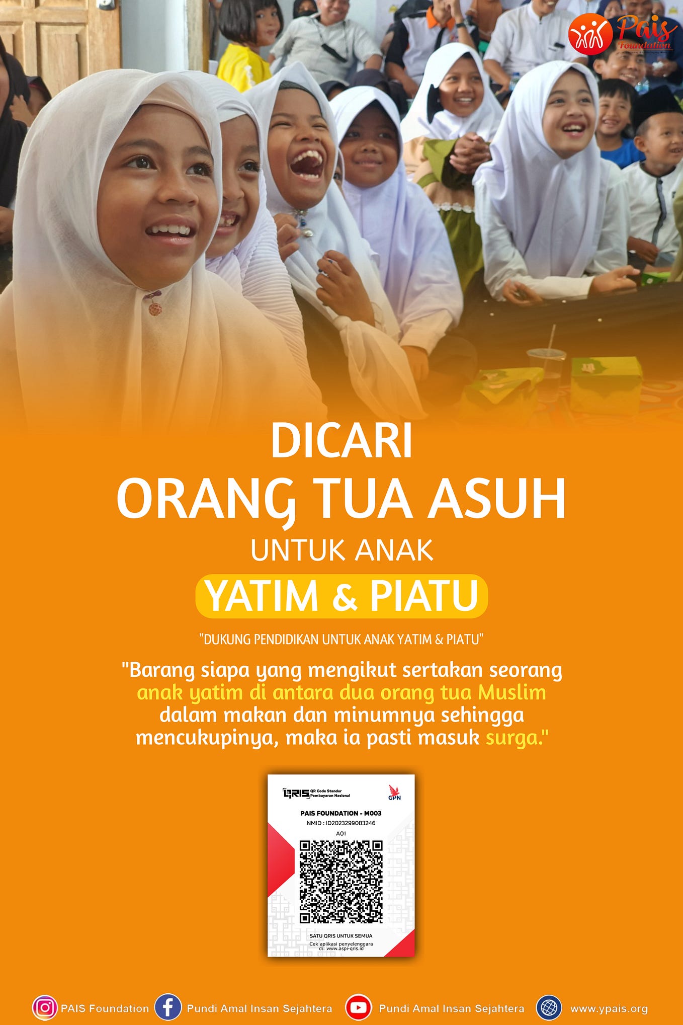 0856-9232-9194 DICARI , Orang Tua Asuh Untuk Yatim dan Piatu Sudalarang ...