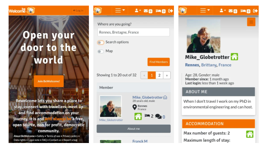 BeWelcome: The largest non-profit hospitality exchange network reaches ...