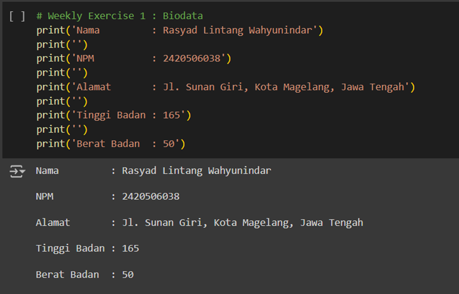 Laporan Praktikum Algoritma Pemrograman Week 4 | by Rasyad Lintang ...