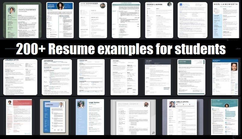 50+ Free Downloadable Resume Template For Job | by Helping | Medium