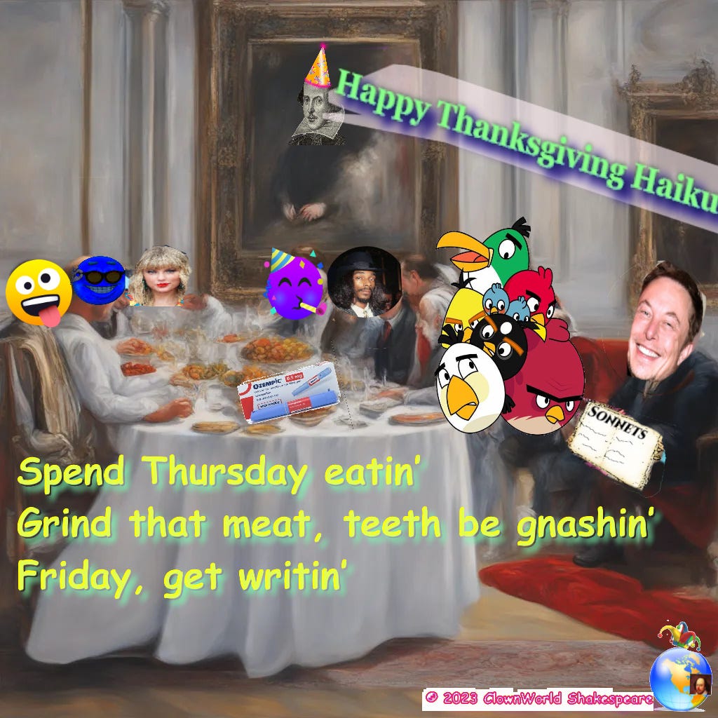 Haikus — Comedy Stars, Winter Weather and Cannibals, oh, my ...