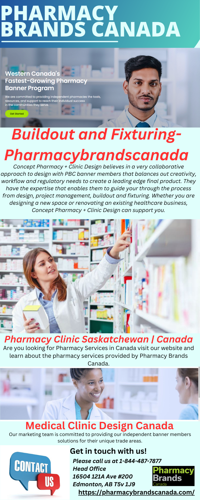 Concept Pharmacy + Clinic Design | Saskatchewan Clinic Canada - Pharmcy Brands Canada - Medium