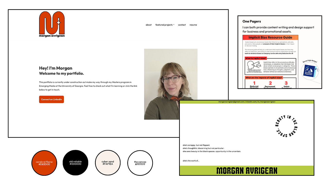 Personal Brand Style Guide Project | by Morgan Avrigean | Medium