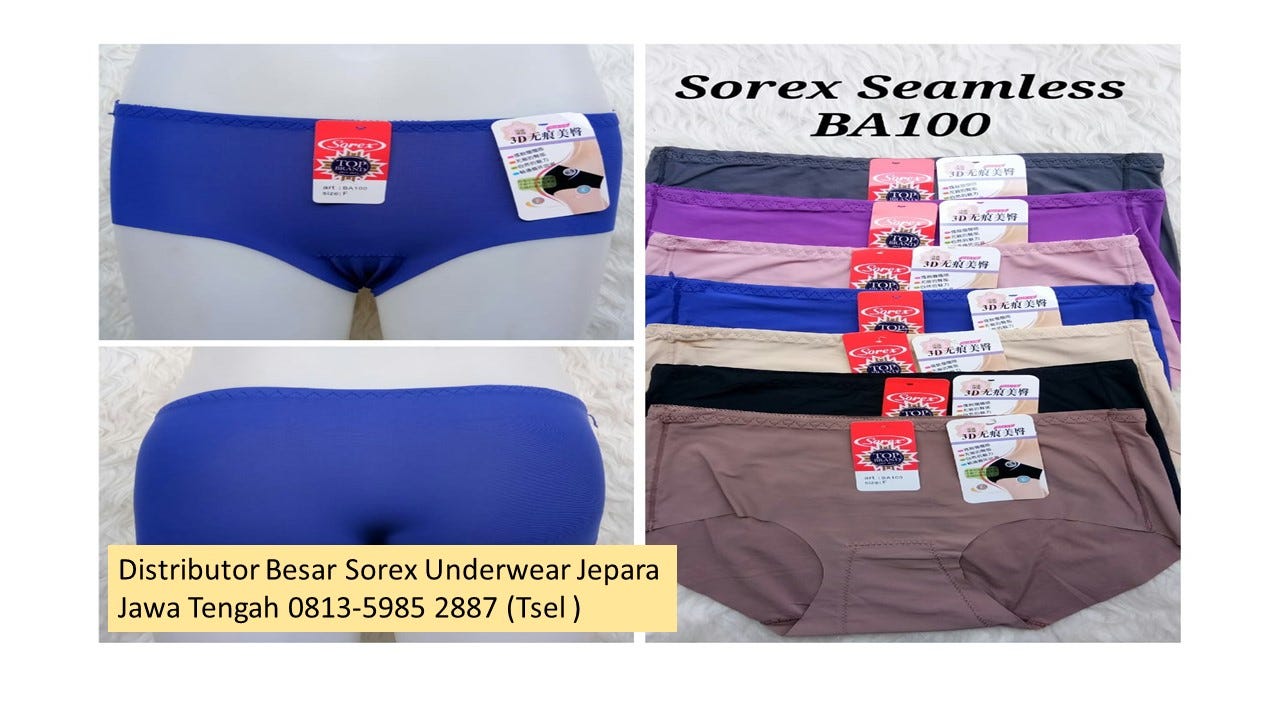 Distributor Besar Sorex Underwear Grobogan Jawa Tengah 0813–5985 2887 ...