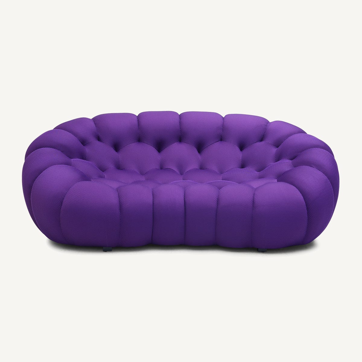 Bubble Curved 3 Seat Sofa Replica in Fabric - MING ZHANG - Medium