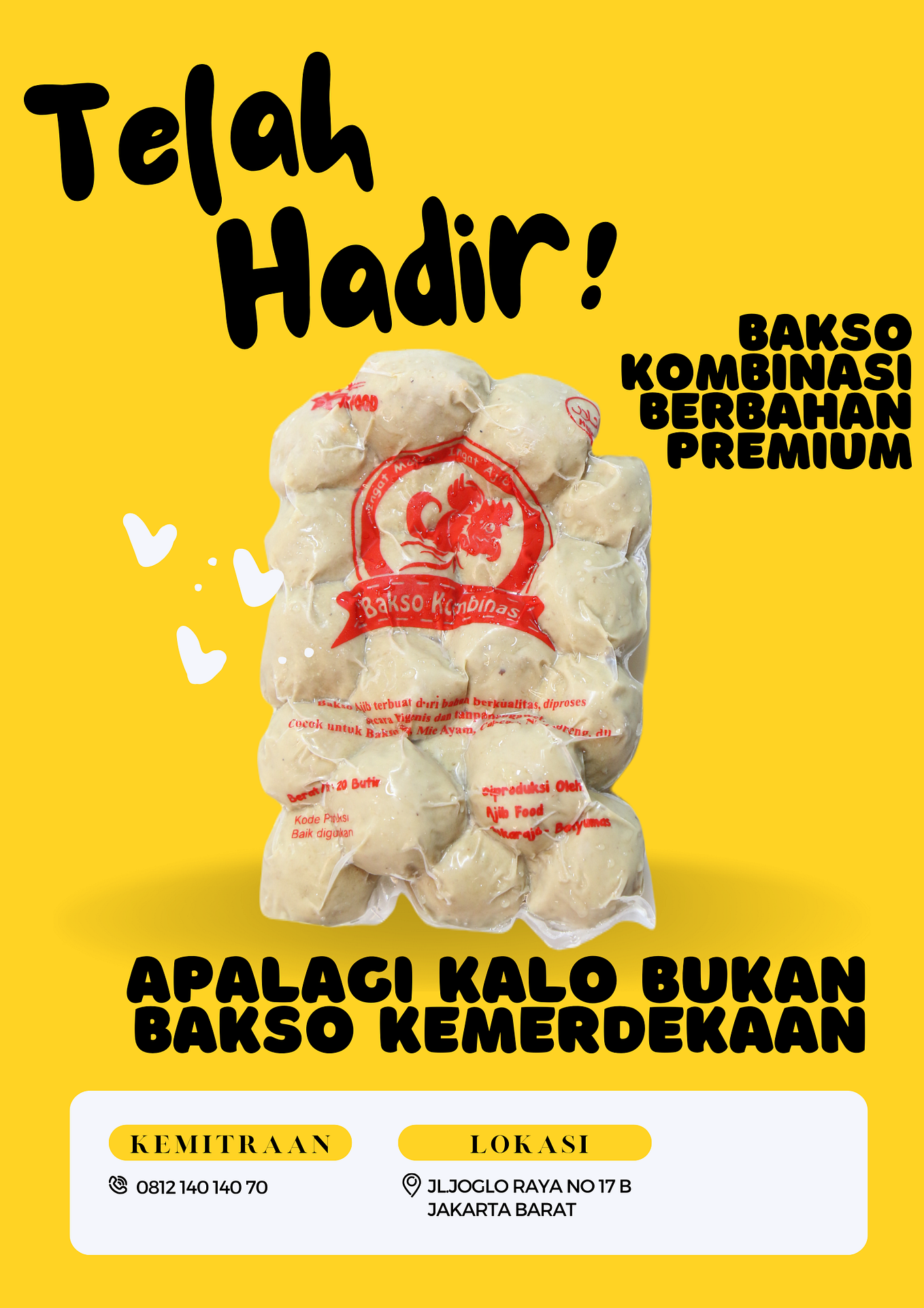 FROZEN BAKSO (BAKSO KOMBINASI DAGING AYAM DAN SAPI PREMIUM ...