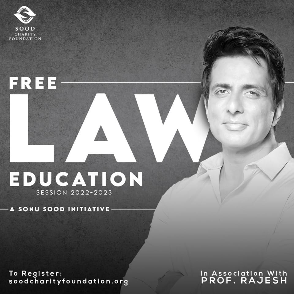 SANKALP — Free Law Education — A Sonu Sood Initiative | by Sood Charity ...