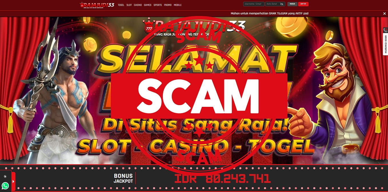 Bahaya Tersembunyi Rajajudi33: Mengungkap Penipuan di Balik Judi Online ...