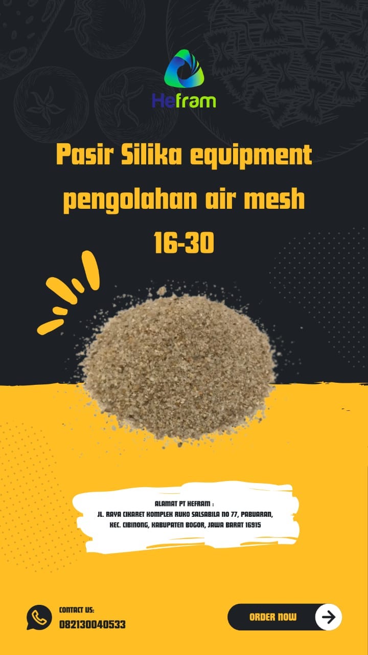 Pasir Silika Mesh 16–30 - Faqihhefram - Medium