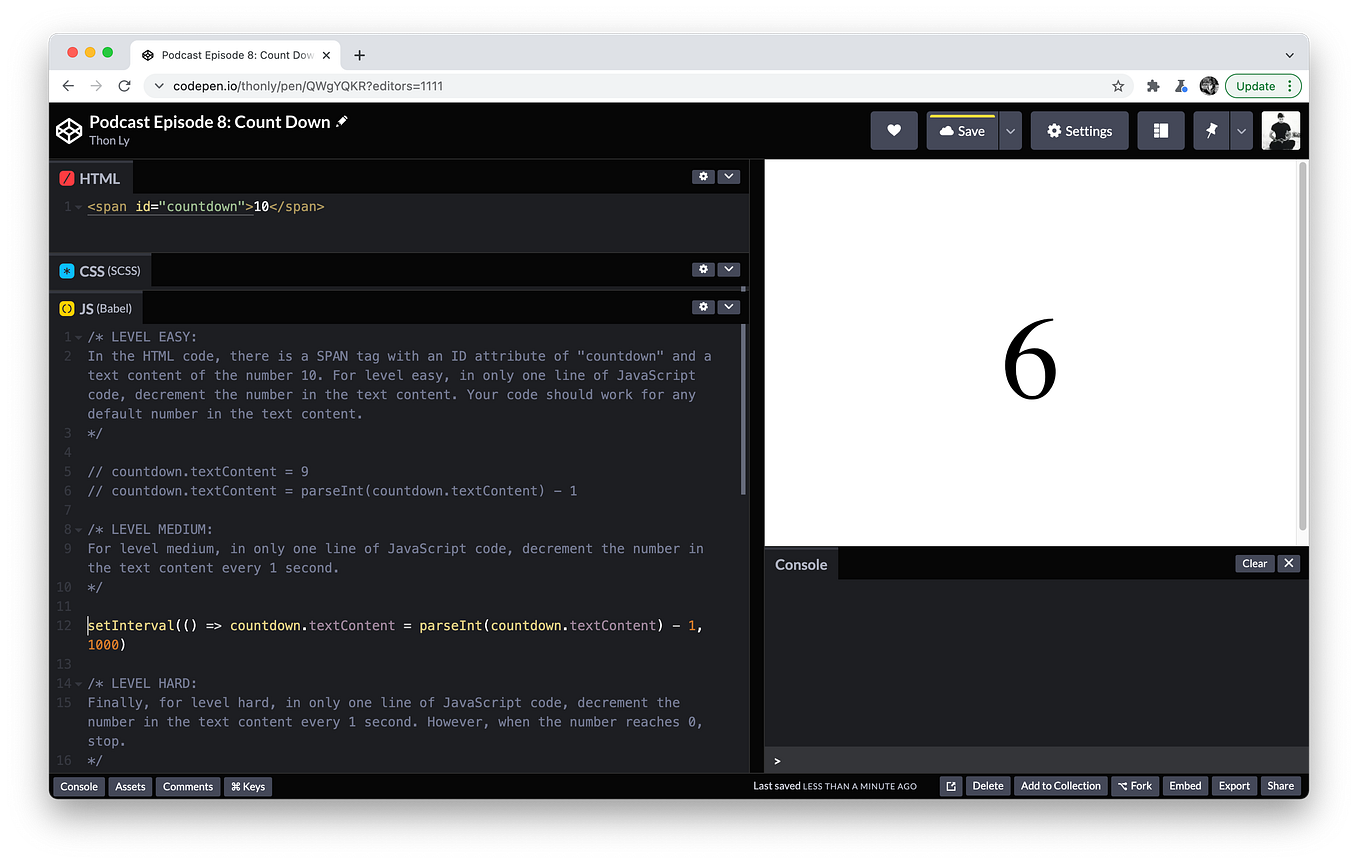 Podcast Episode 3: Add Hover Effect to DOM Element | by Silicon Wat ...