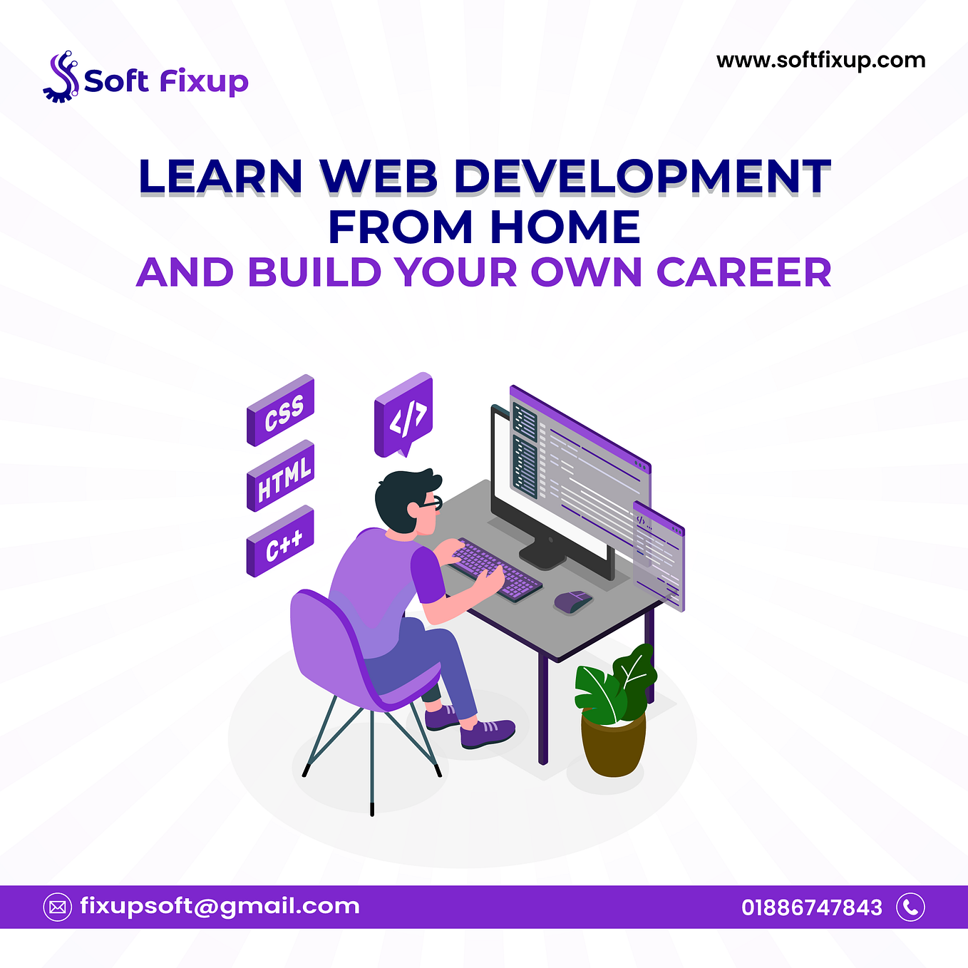 Learn web development work from home, and build your own career. | by Soft Fixup | Mar, 2024 ...