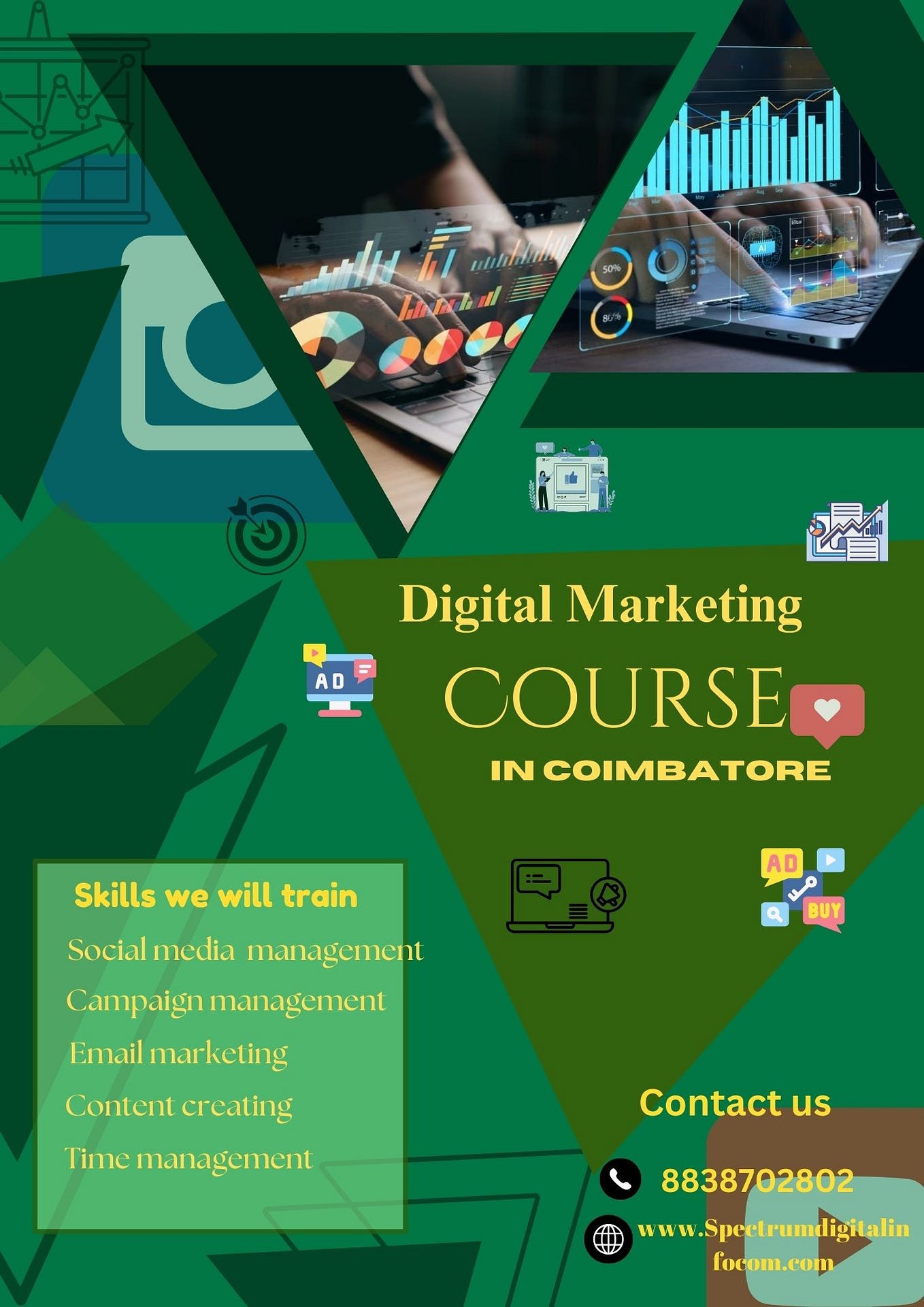 Spectrum digital infocom- Best digital marketing course in Coimbatore ...