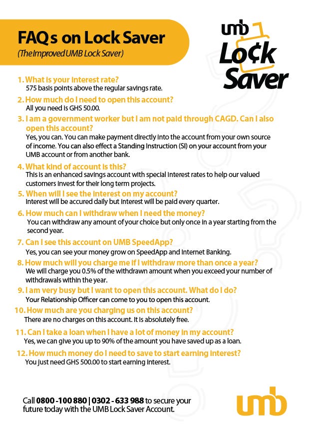 UMB ACCOUNT RELATED INFORMATION. How do I open a Savings or Current UMB ...