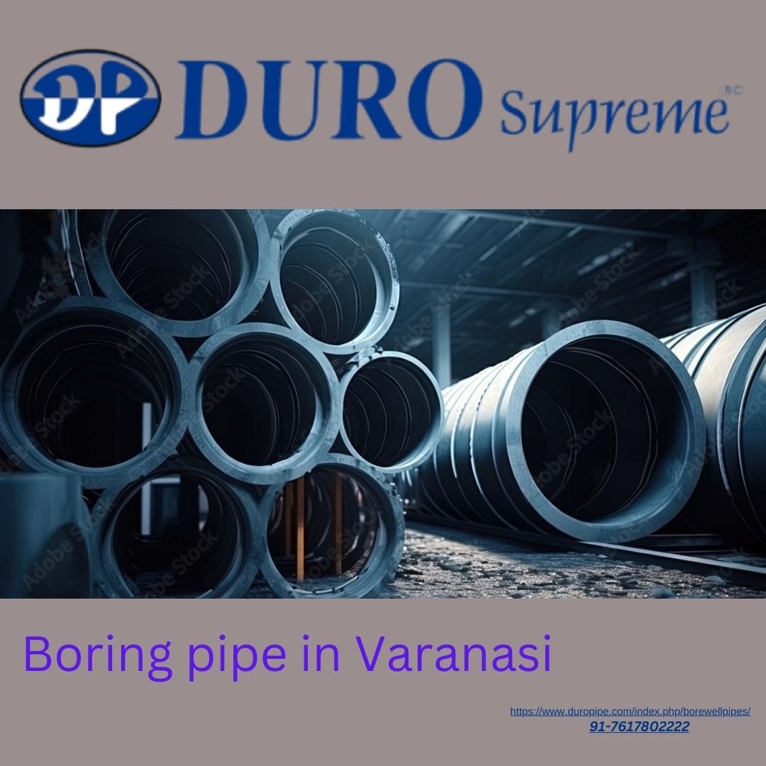 pvc pipe Dealer in Varanasi |Duropipe - Duropipe - Medium