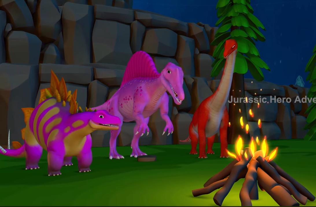 Giant Mud Mosasaurus Statue Rescue! T-Rex, Spinosaurus & Pentaceratops Heroic Jurassic Adventure ...