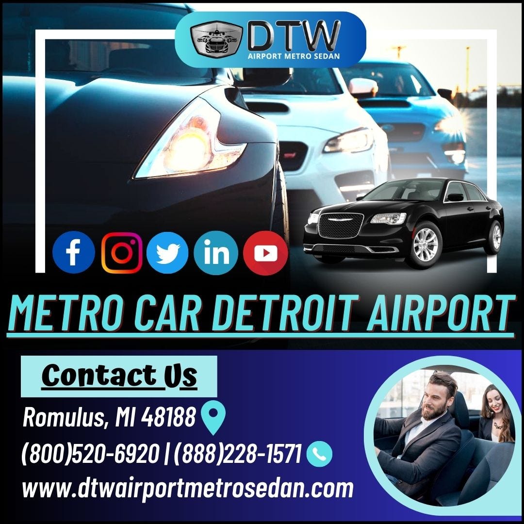 Detroit Metro Cab- DTW Airport Metro Sedan - Dtwmetrosedanairport - Medium
