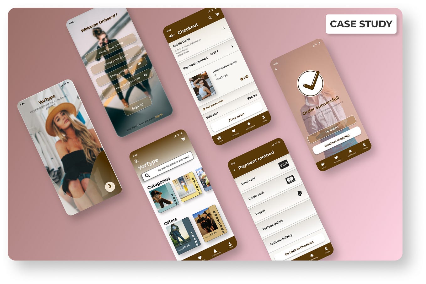 UI/UX case study :- Clothing app — Upstyle | by Aditi Sharma | Medium