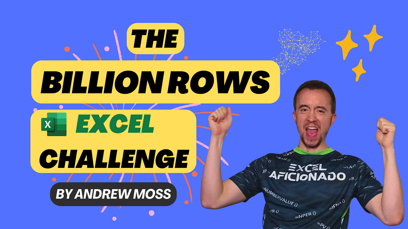 Analysing 10 Million Rows in Excel | by Andrew Moss | CodeX | Medium