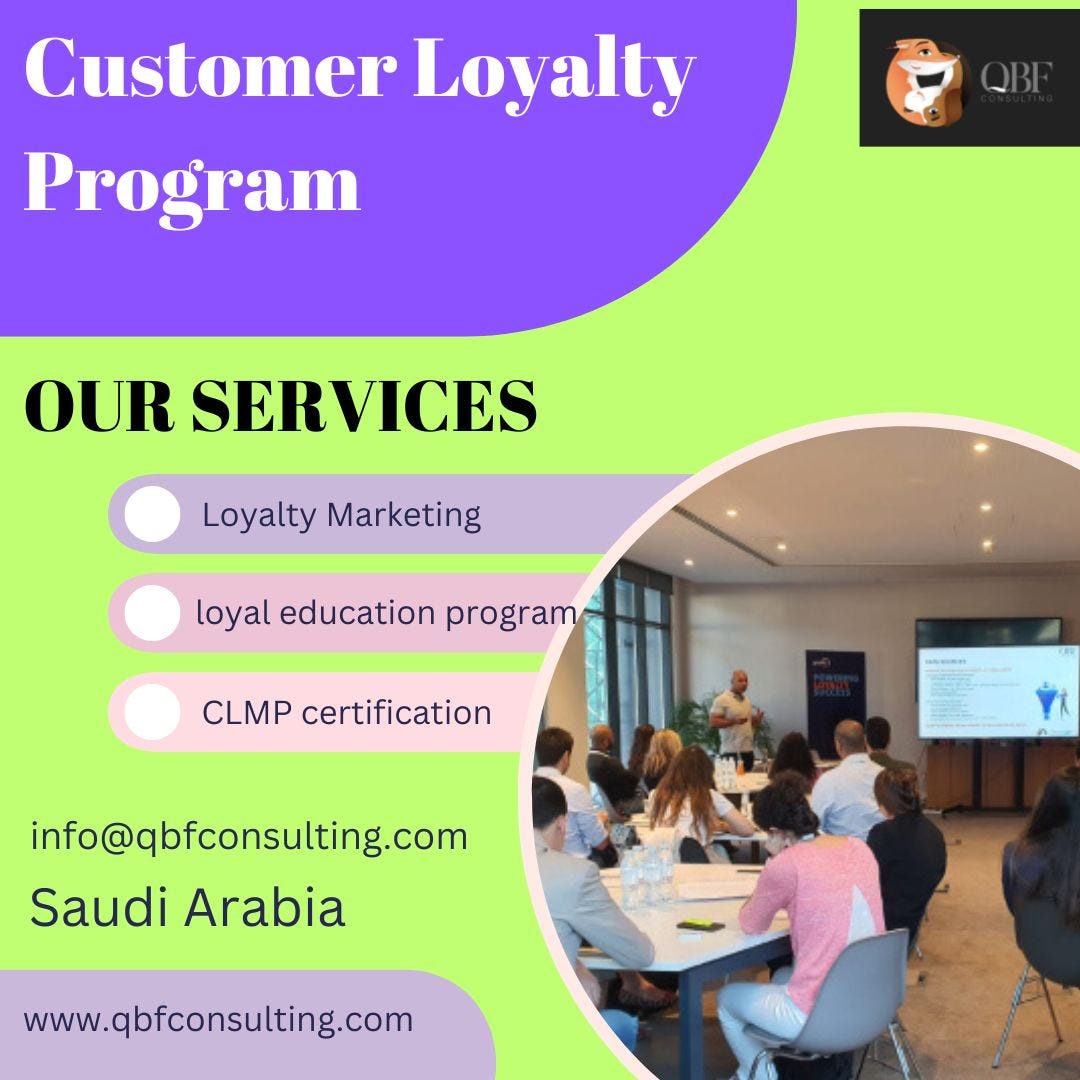 Loyalty Program Design Saudi Arabia - Quick Brown Fox Consulting - Medium