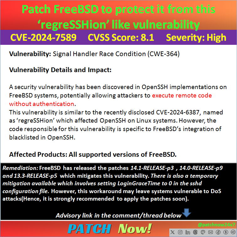 Urgent: CVE-2024–1086 : Upgrade your Linux Distribution’s Kernel right now!! - Patch NOW !! - Medium