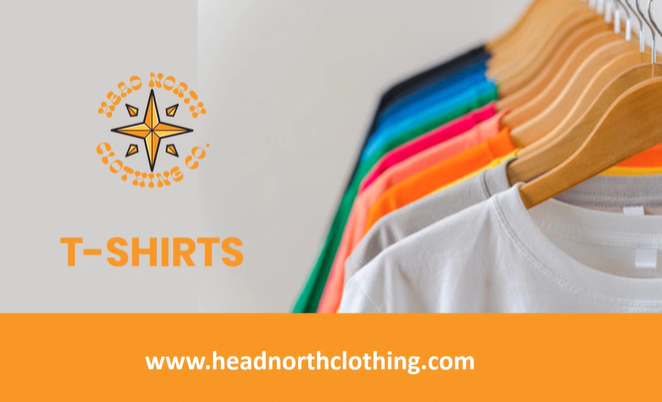 White Head North Logo T-Shirt - Head North Clothing Company - Medium