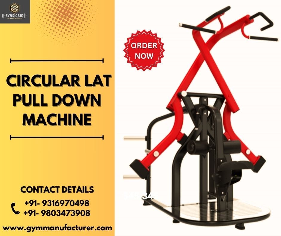 LAT PULL DOWN MACHINE - Amit Sethi - Medium