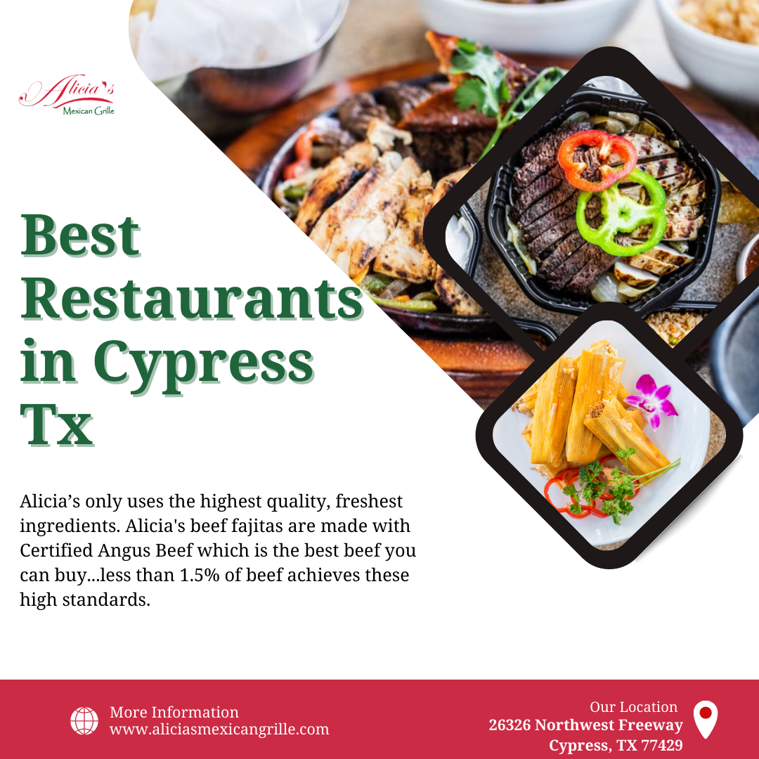 Best Restaurants in Cypress TX-Alicia’s Mexican Grille - Alicia's ...
