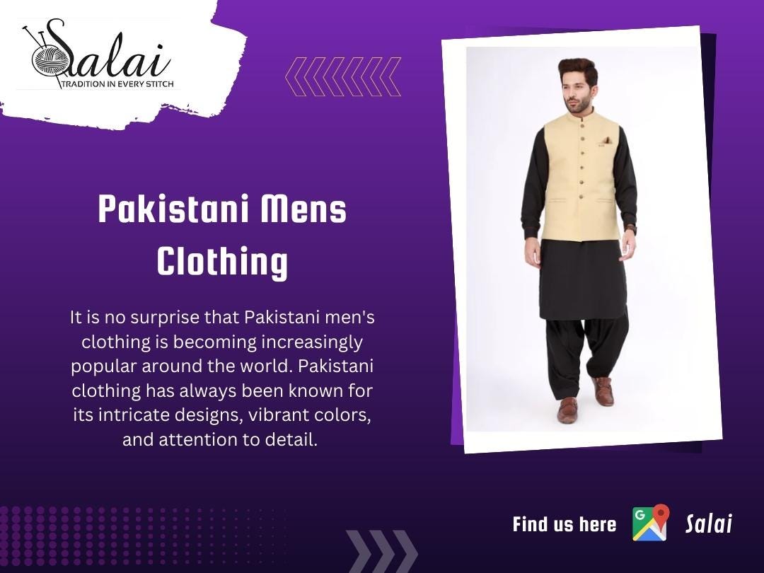 Pakistani Clothes for Mens - Salai Shop New Jersey - Medium