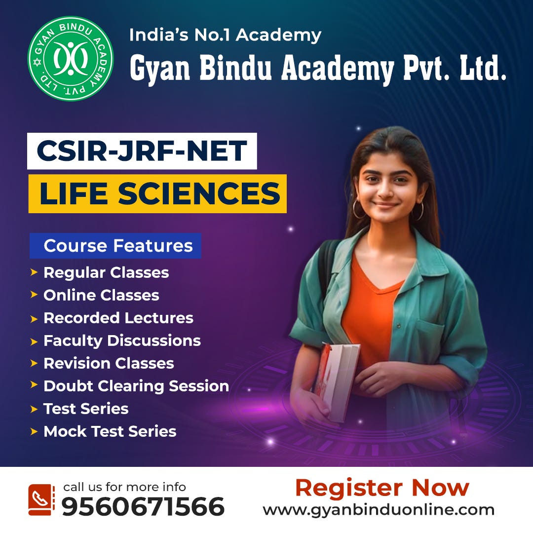 🌟 Discover the world of CSIR Net Life Science! 🌱 - Gyan Bindu Online - Medium