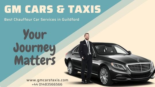 Taxi Services Guildford - GM Cars Taxis - Medium