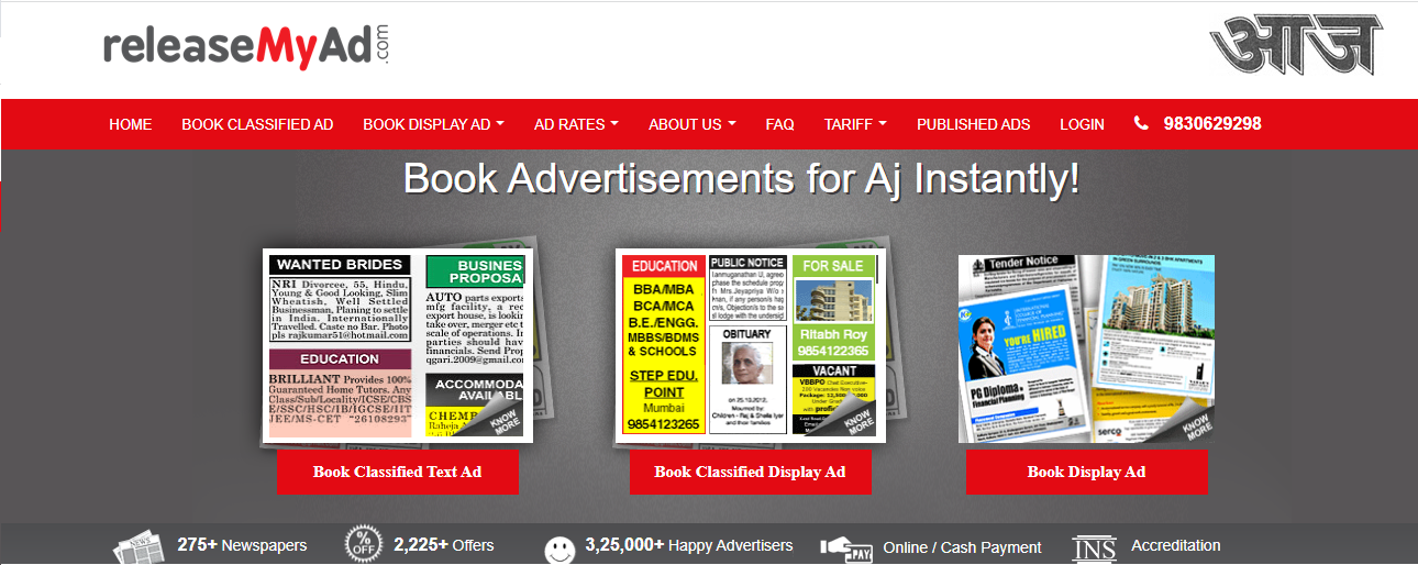 Demystifying Classified Advertising with Hindustan Times - releaseMyAd ...